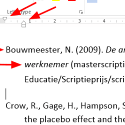 Opmaak van je APA-literatuurlijst
