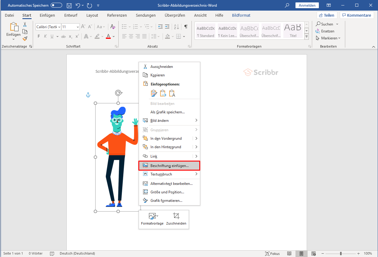 Abbildungsverzeichnis in Word erstellen - 2 Minuten [Video]