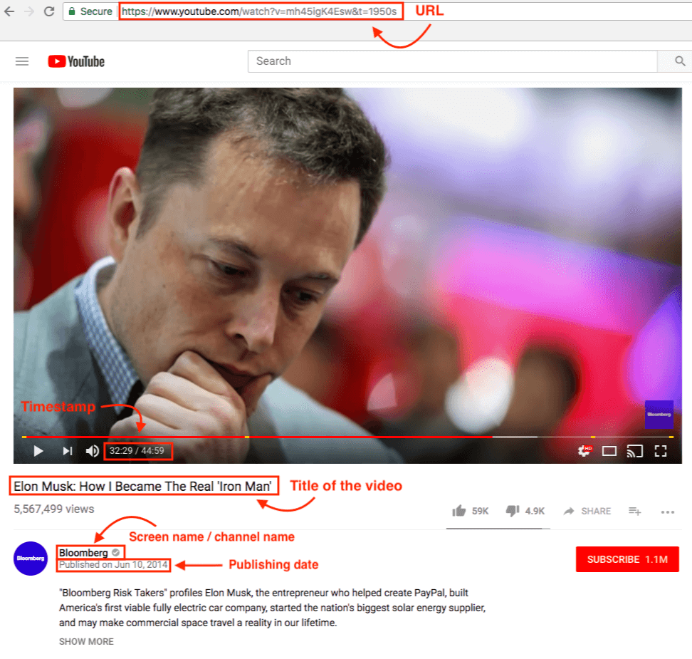 How To Cite A YouTube Video In MLA 8th Edition Format Examples