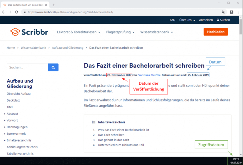 Internetquellen einfach zitieren: Unterschiede & Beispiele