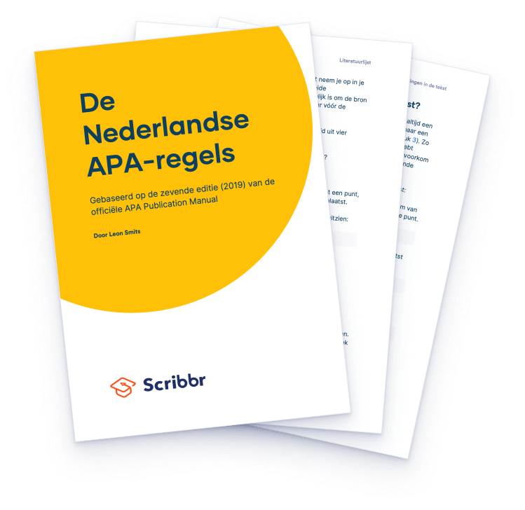 De Nederlandse APA-regels uitgelegd (7e editie) | Gratis download