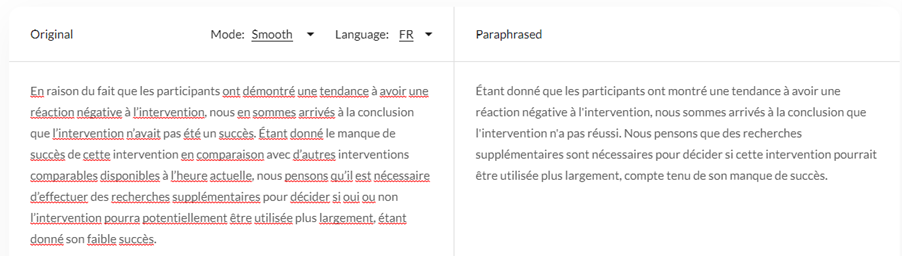 Reformulateurs de texte | Comparaison & classement